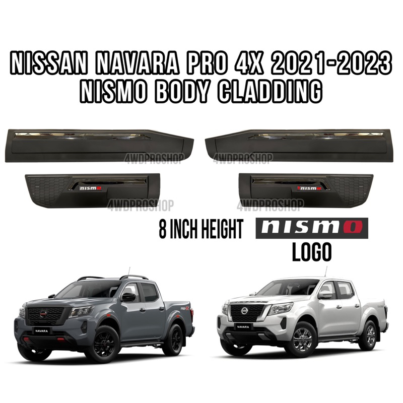 NISSAN NAVARA PRO 4X NISMO 2021 2022 2023 Side door panel cover body ...