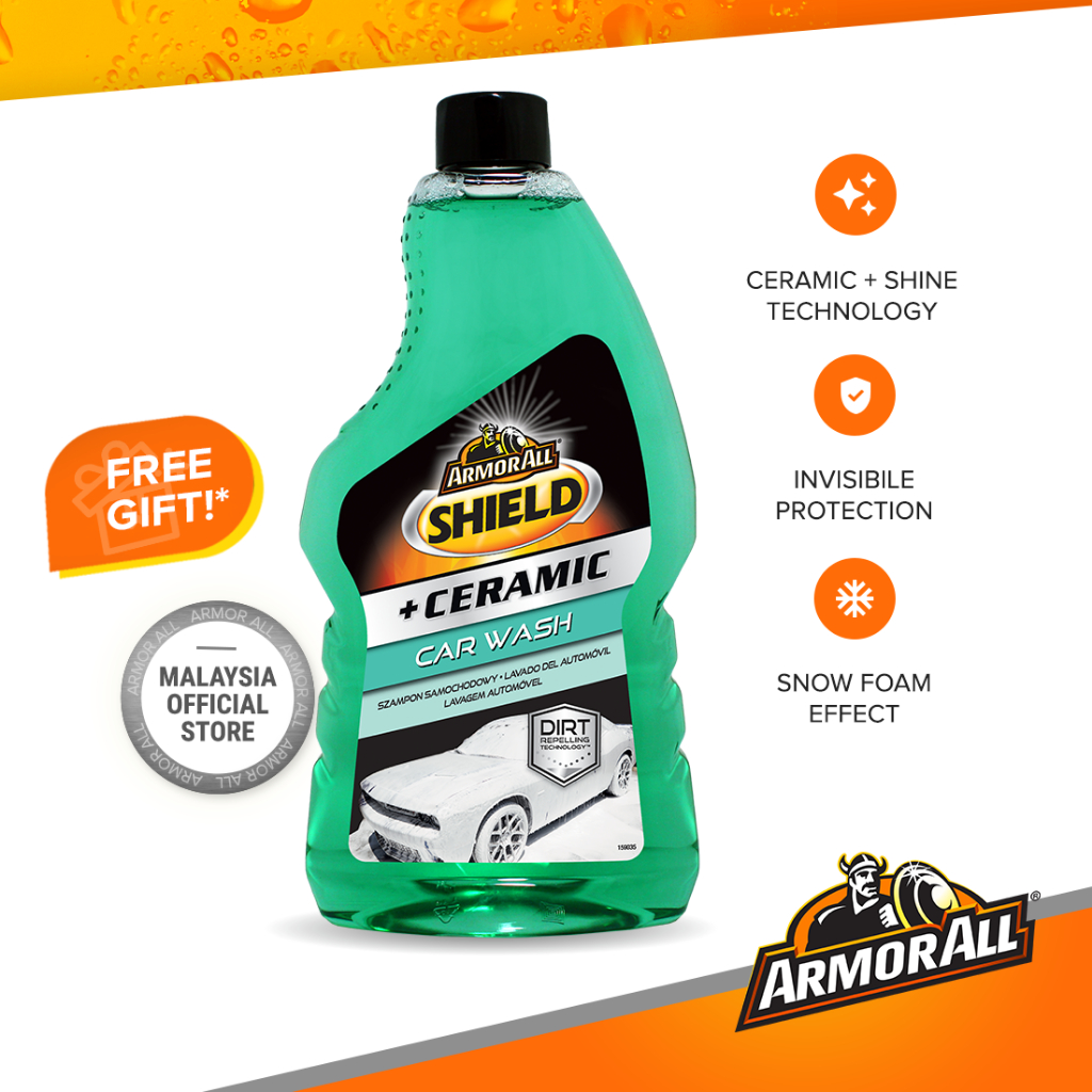 ARMOR ALL Shield + Ceramic Car Wash (520ml) | Shopee Malaysia
