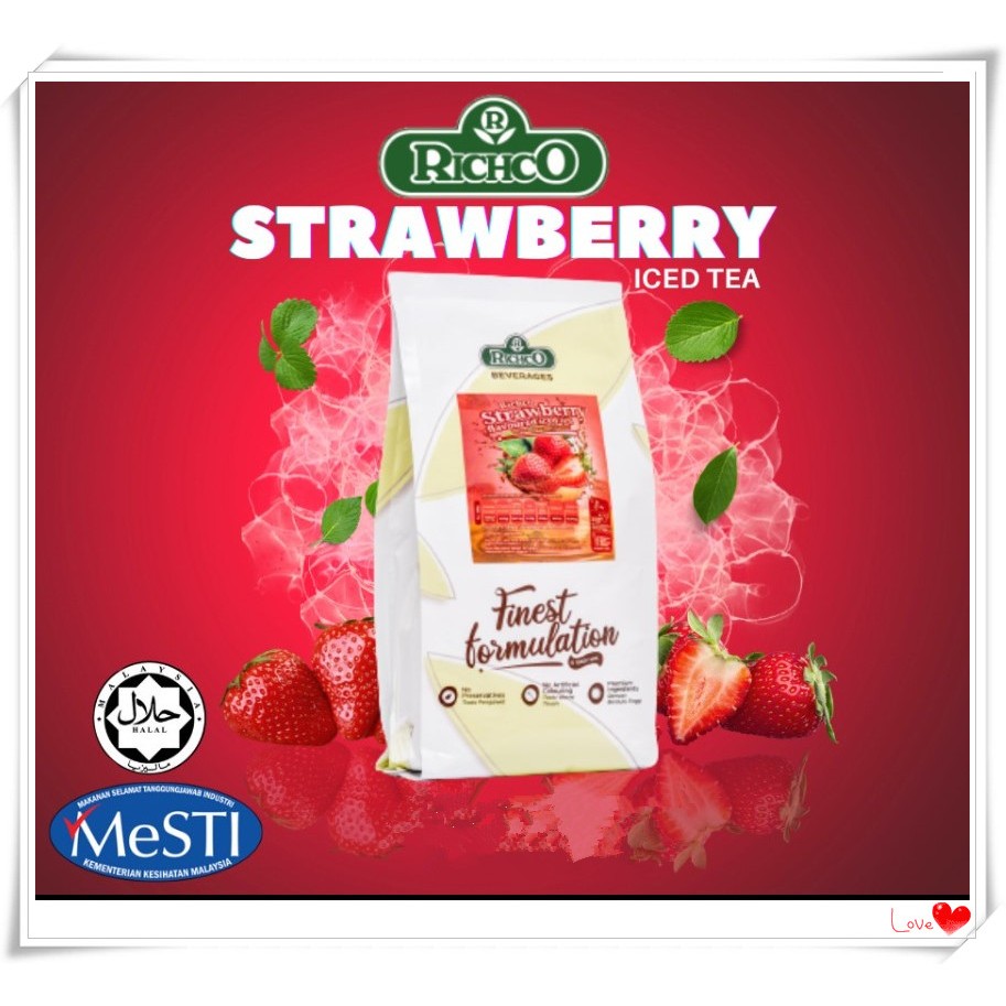RICHCO FRUIT TEA 1KG HALAL (LEMONGRASS/ LEMON LIME/ PASSION FRUIT TEA ...