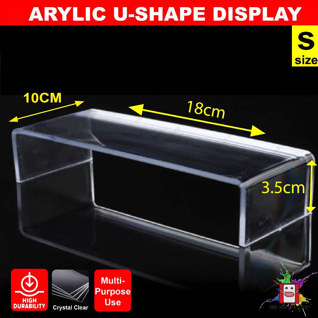 Acrylic U-Shape Display Stand, Shoes Display Stand Rack | Shopee Malaysia