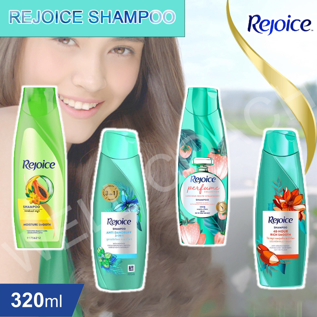 Rejoice Hair Shampoo Anti Dandruff 3 in 1 Rich Soft Smooth Hairfall ...