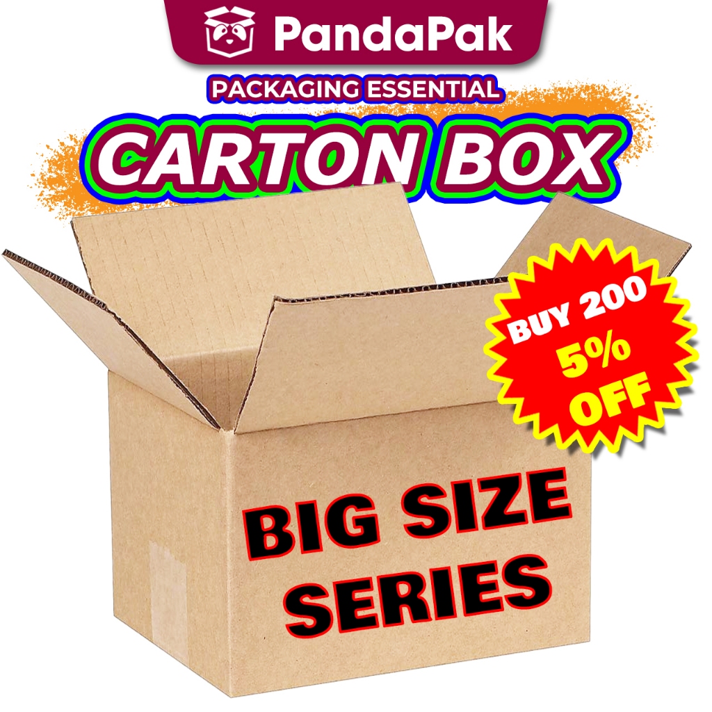 PANDAPAK Big Size Box Packaging Box Carton Box 盒子 Packing Box Big Box ...