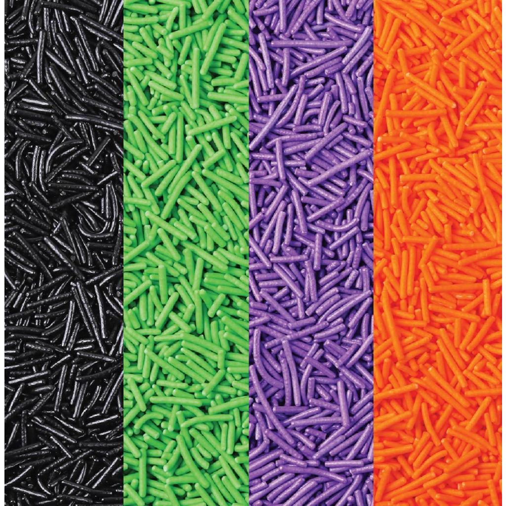 Halloween Theme Matte Color Rice Sprinkles Jimmies Sugar Topping Deco ...