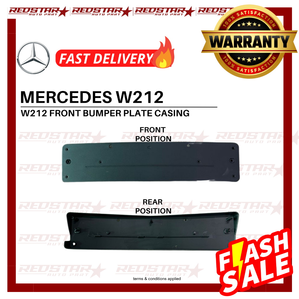 W212 FRONT NUMBER PLATE CASING NEW-OEM | Shopee Malaysia
