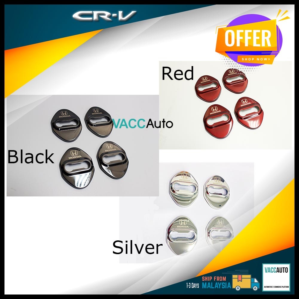 Honda CR-V SWA Door Lock Protector Cover Steel CRV 2007 - 2011 RE1-RE5 RE7 Vacc Auto | Shopee ...