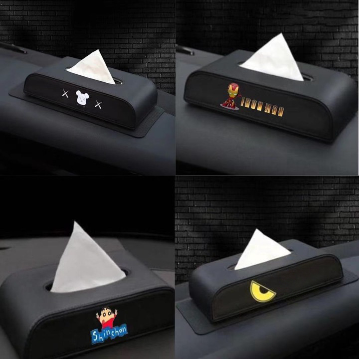 ( Ready Stock) Leather Car Tissue Box Holder Proton Perodua Honda ...