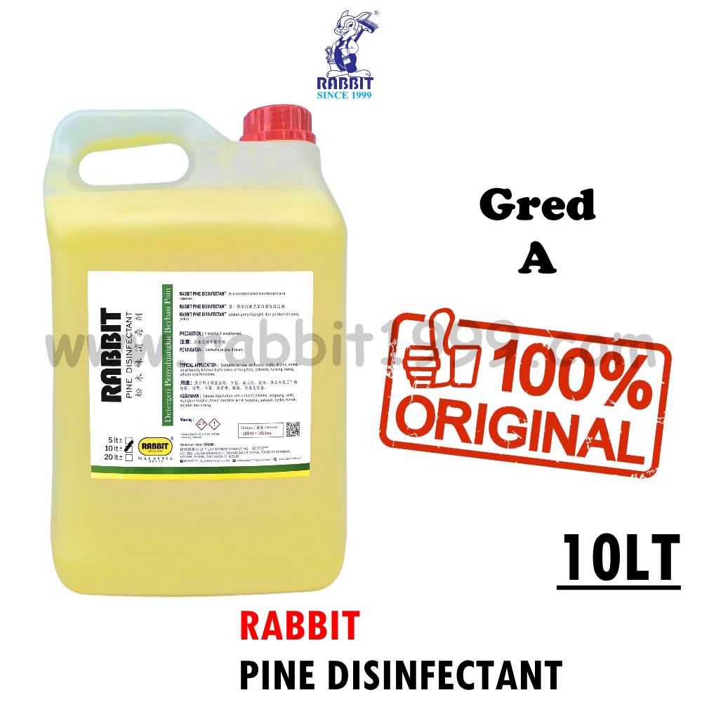 RABBIT PINE DISINFECTANT - 10lt - pine gel / pine antibacterial ...