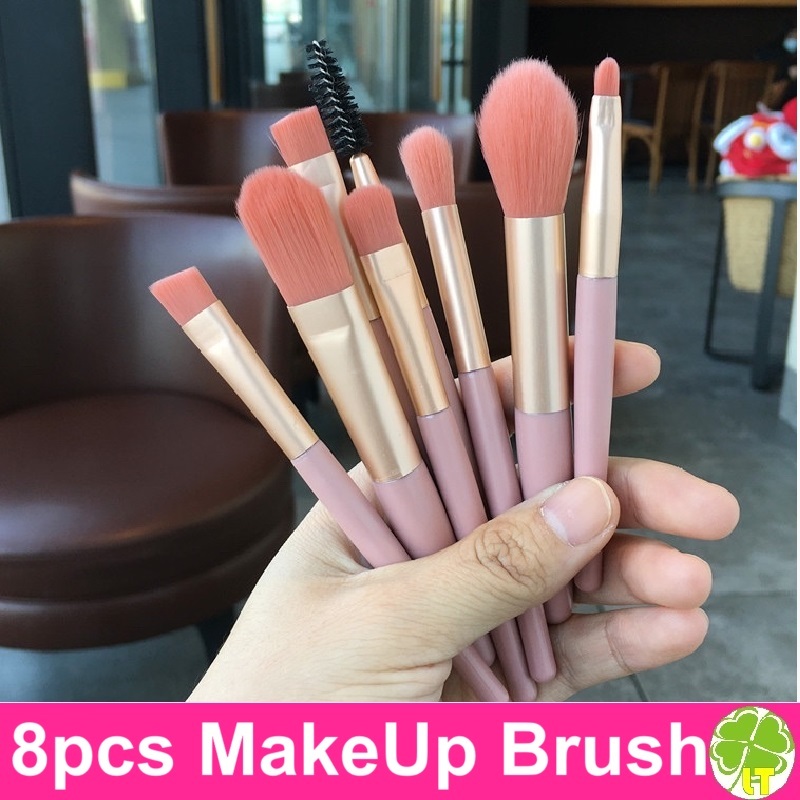 💯HALAL💥8 Pcs Makeup Cosmetic Mini Brush Set / Set Berus Kosmetik Makeup ...
