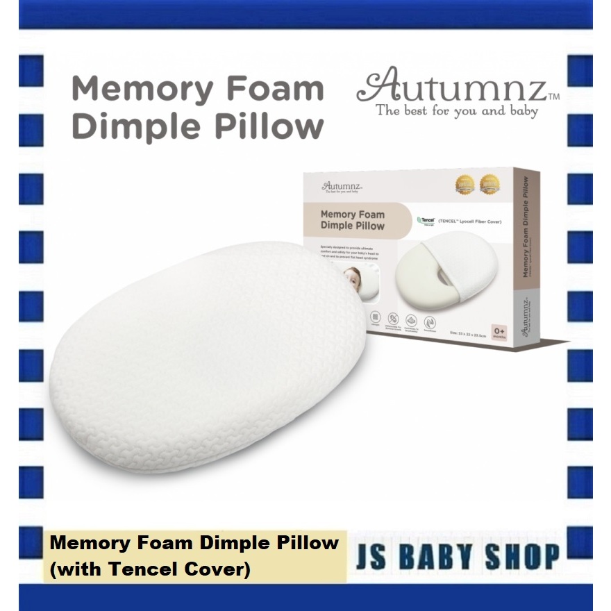 Autumnz Memory Foam Dimple Pillow (with Tencel Cover) | Newborn Baby ...