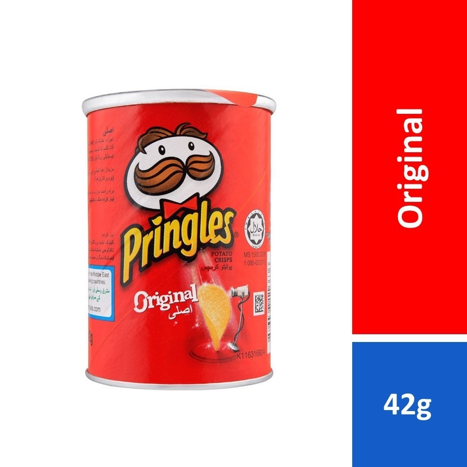 PRINGLES POTATO CRIPS CHIPS MINI CANISTER SNACK 42G HALAL | Shopee Malaysia