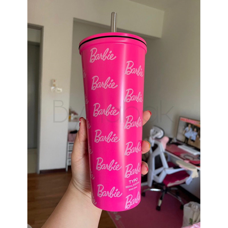 Readystock ️Barbie x Typo x Cotton On Metal stainless strel cup bottle ...