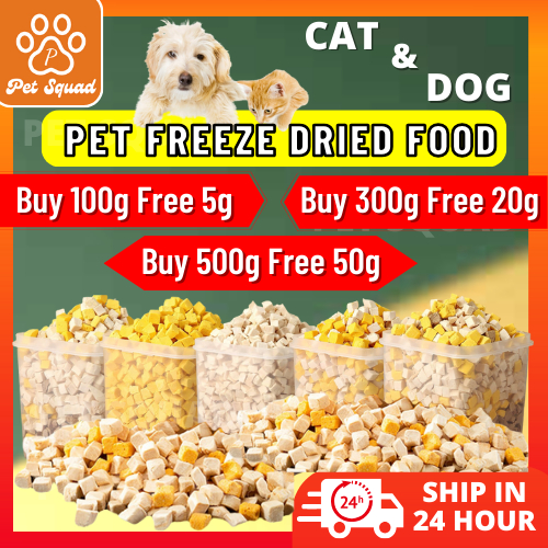 Booster Gemuk Kucing Booster Kucing Pet Freeze Dried Chicken Cube Egg ...