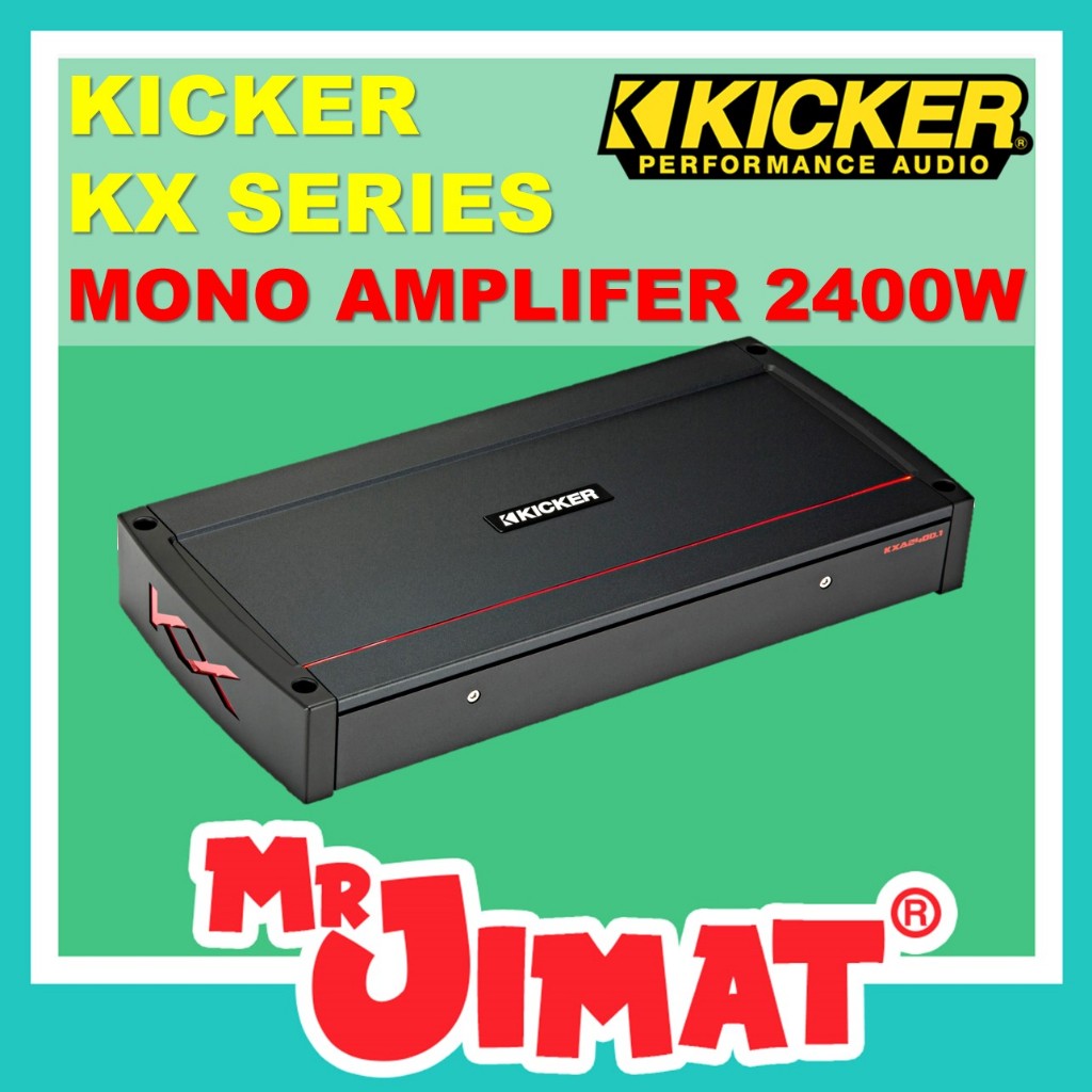 KICKER KX-SERIES 2400W MONO AMPLIFIER CLASS D, 44KXA24001 | Shopee Malaysia
