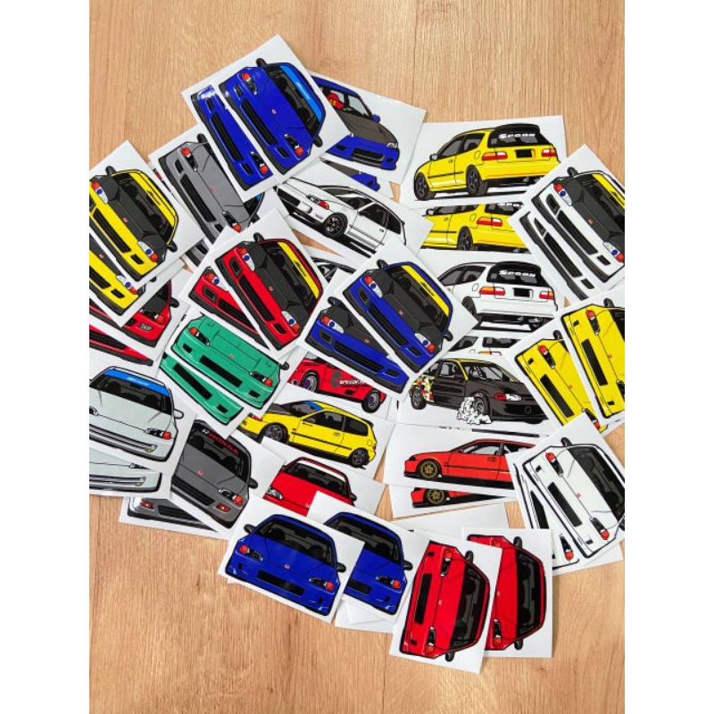 Honda Dolphin EG6 UV STICKER | Shopee Malaysia