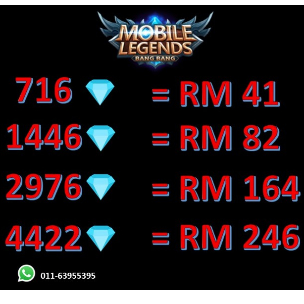Promotion MLBB Mobile Legends Diamonds Boosting Joki | Shopee Malaysia