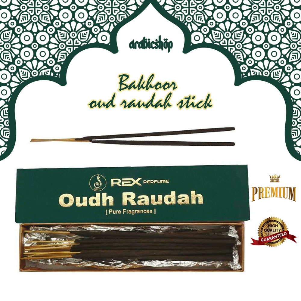 BUKHOOR RAUDHAH STICK/ BAKHOOR OUD RAUDAH STICK (20 STICK) | Shopee ...
