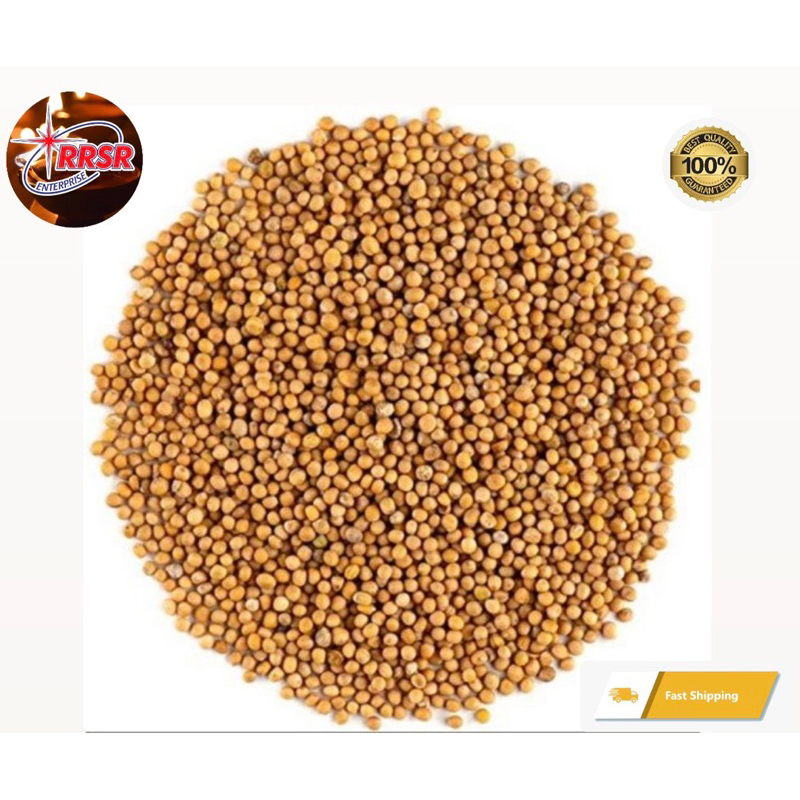 BIJI SAWI KUNING/VENKADUGU/YELLOW MUSTARD SEEDS | Shopee Malaysia