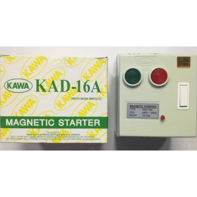 KAWA MAGNETIC AIR COND STARTER KAD-16A / KAD-18A / KA-16 / KA-18A ...