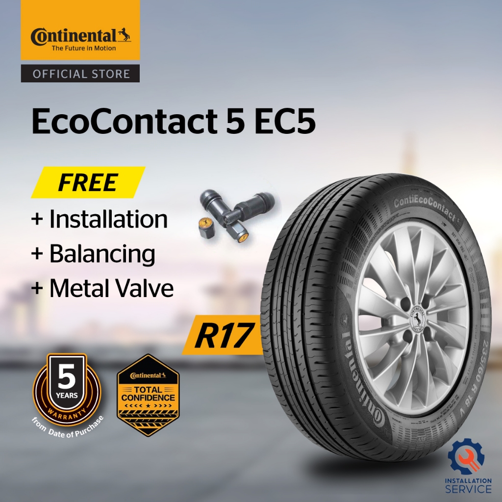 Continental EcoContact EC5 R17 205/55 (with installation) | Shopee Malaysia