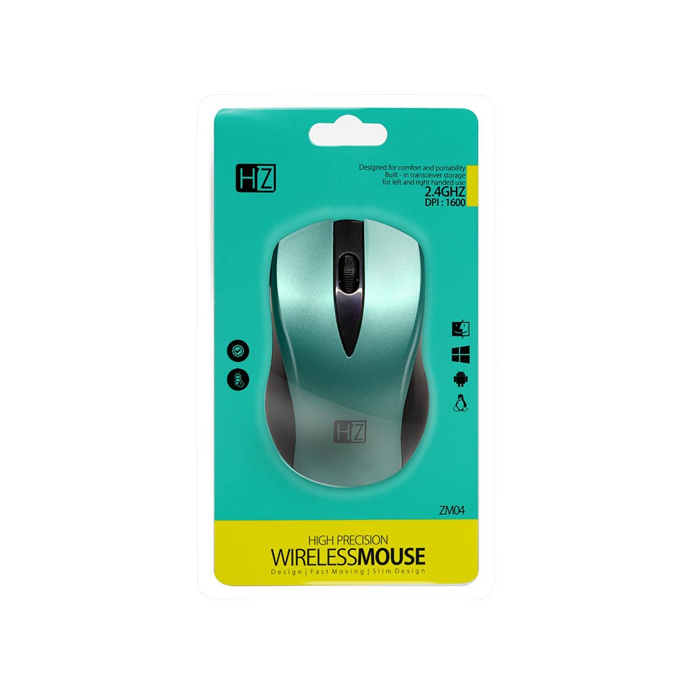 Wireless Mouse 2.4Ghz Receiver Optical Adjustable Wireless Mice for PC ...