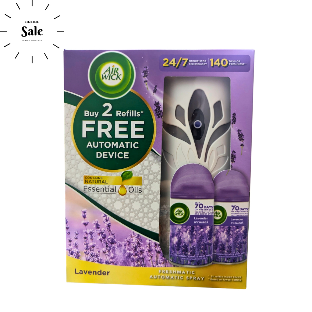 Air Wick Air Freshener Freshmatic Automatic Spray Lavender Starter Kit ...