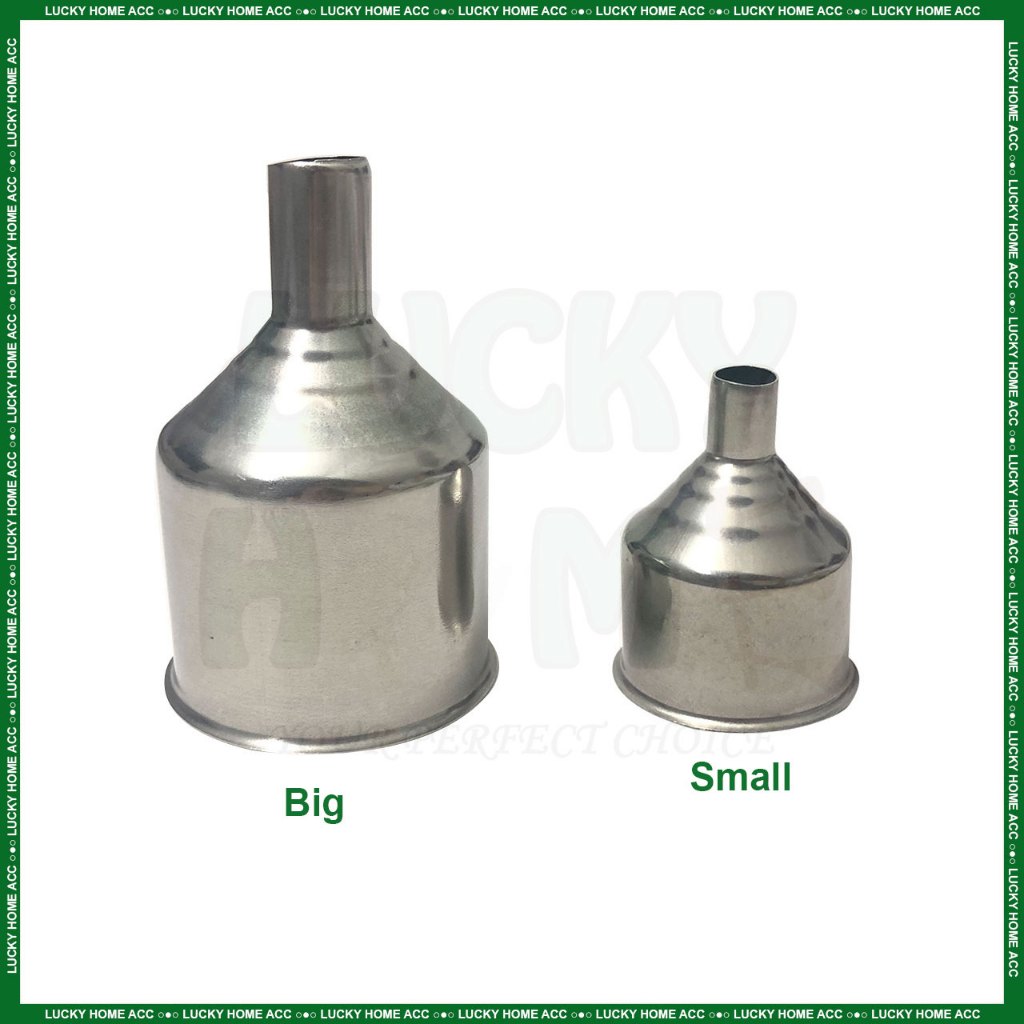 Ready Stock!!! Stainless Steel Funnel Small Funnel Kitchen Tool Liquid ...