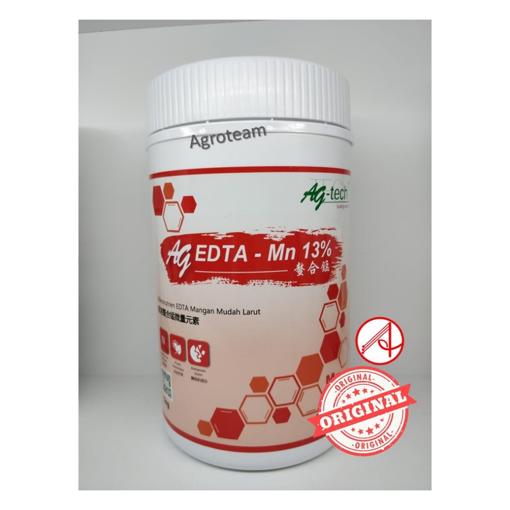 AG TECH AG EDTA MN 13% Mangan Chelate Mikro Nutrien Fertigasi ...