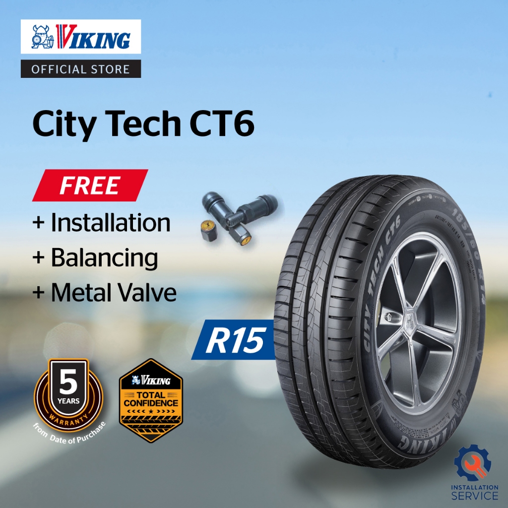 Viking City Tech CT6 R15 175/65 185/60 185/65 195/60 165/50 175/50 195/65 205/65 205/70 (with ...
