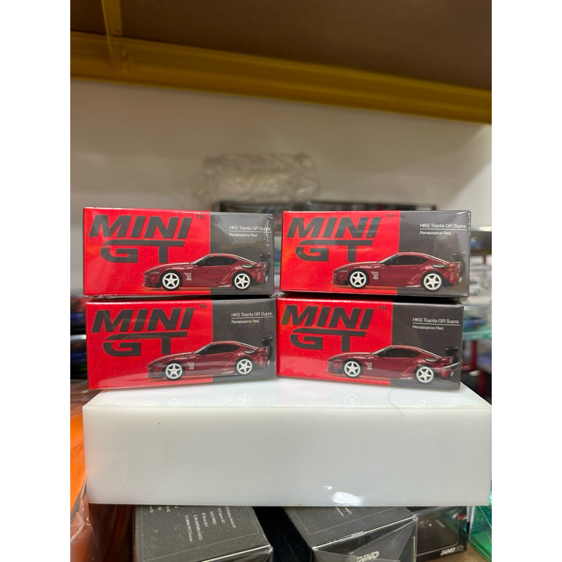 MINI GT 1:64 HKS Toyota GR Supra Renaissance Red MK5 A90 ADVAN GT ...