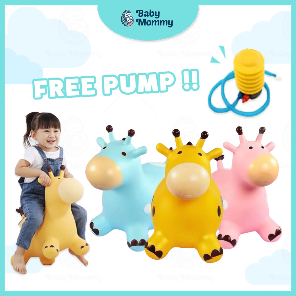 Babymommy 🇲🇾 Kids Jumping Horse 【Free Hand Pump】 PVC Inflatable Toy ...