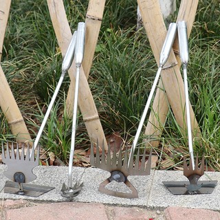Multifunctional Handheld Pulling Uprooting Weeding Garden Hoe Rake Farm ...