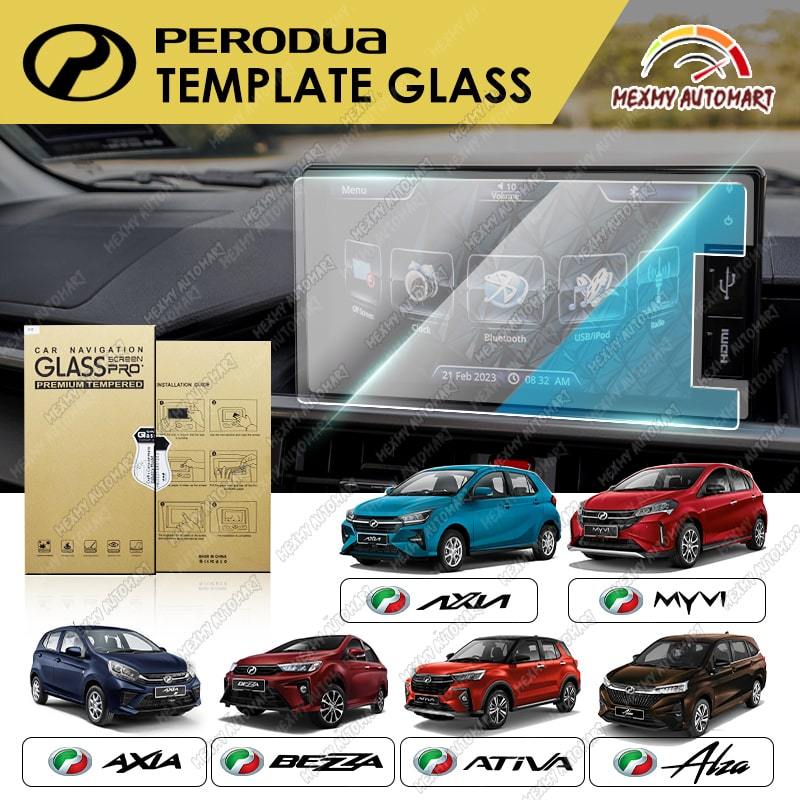 PERODUA Screen Protector New ALZA MYVI FL AXIA ATIVA BEZZA Accessories ...