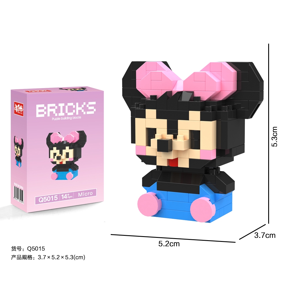 20 design cartoon brick 40 design cartoon Bricks nano Block Cute toys ...