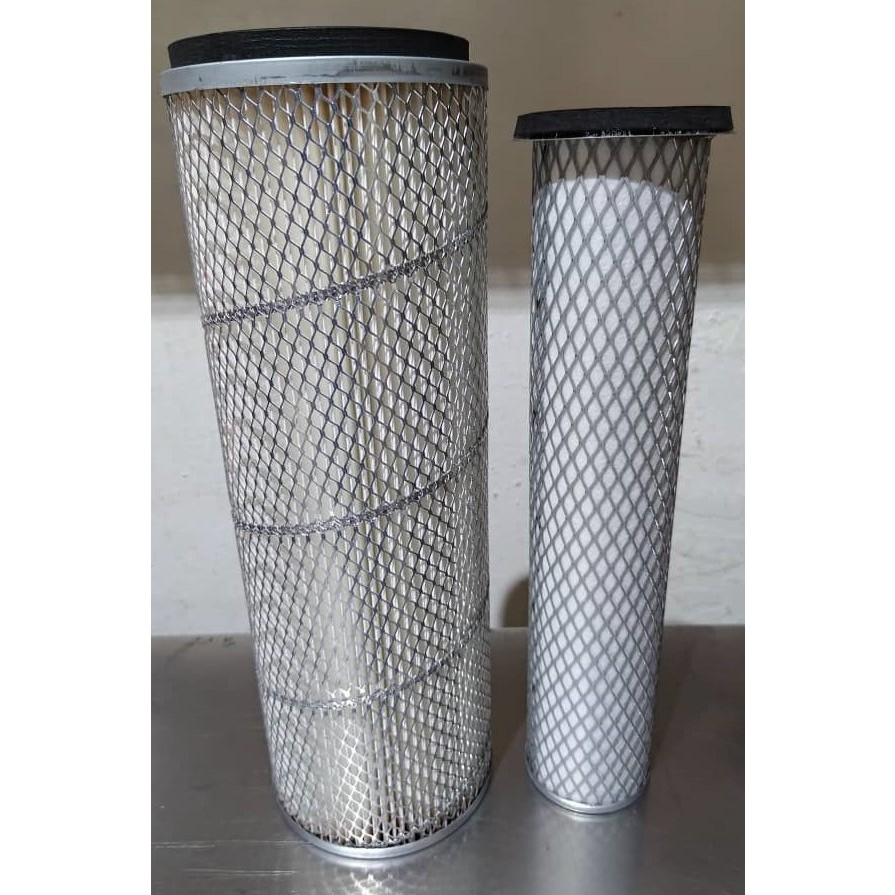 Case Backhoe 580E 580SE 580K 580SK Air Filter Set A173290/91 (A-9538/ ...