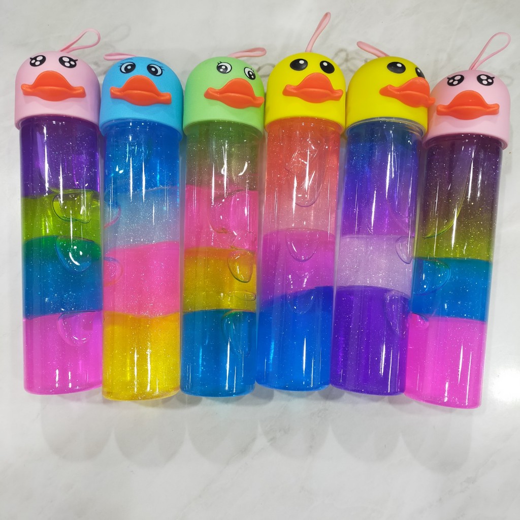 Rainbow Colourful Slime Crystal Mud Slime/Push Toys/Craft/Diy Making ...