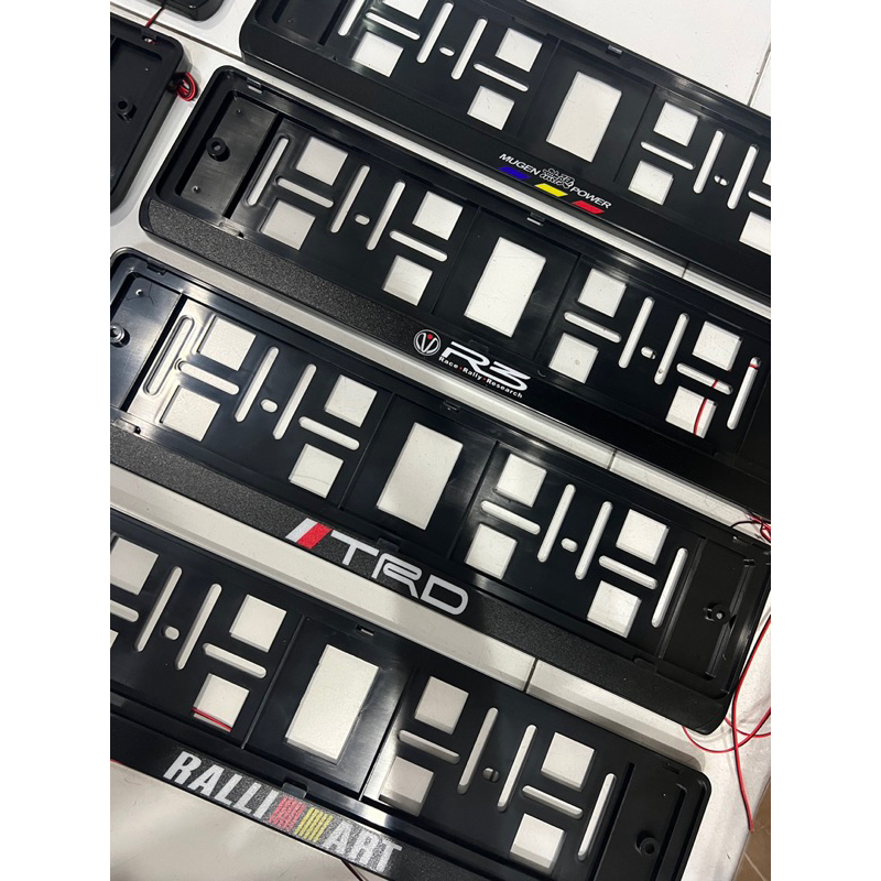 [ x1pc ] Universal Car License Plate Number plate casing With Light and ...