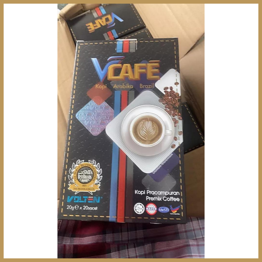 Volten VCAFE Premium Arabica Coffee Kunyit hitam/black ginger 100% Original Arabica Kopi ...