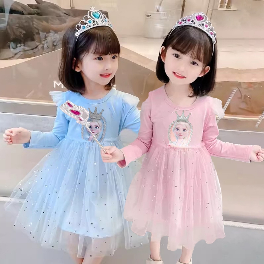 Girls Aisha Princess Dress Autumn 3 Children Aisha Dress 2-8 years baby ...