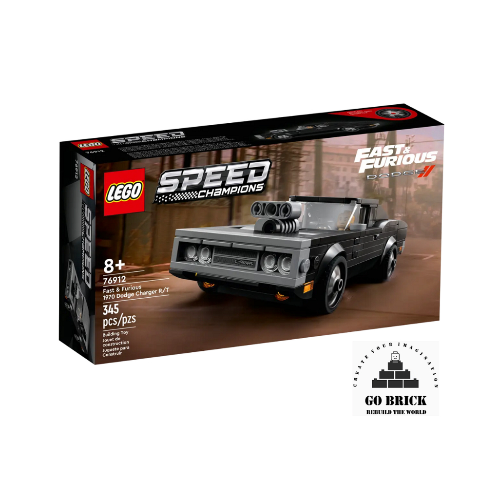 Lego 76912 speed champion Dodge Charger (Go brick) | Shopee Malaysia