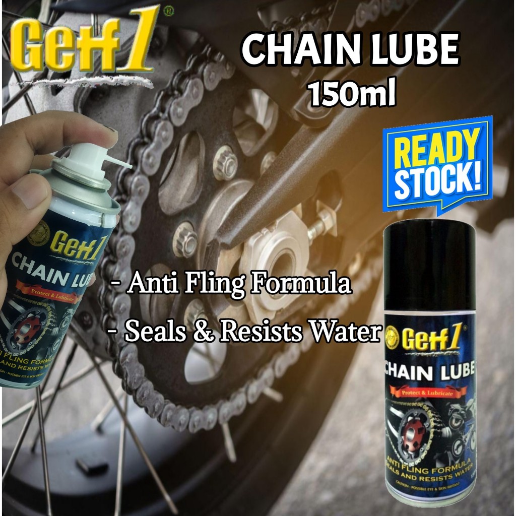 Chain Lube motorcycle 150ml spray rantai motosikal minyak rantai motor ...
