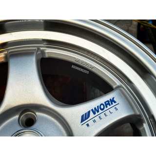 New Car Sport Rim WORK MEISTER S1 Wheels - 17x8J 4x100 ET35 SILVER/ML ...