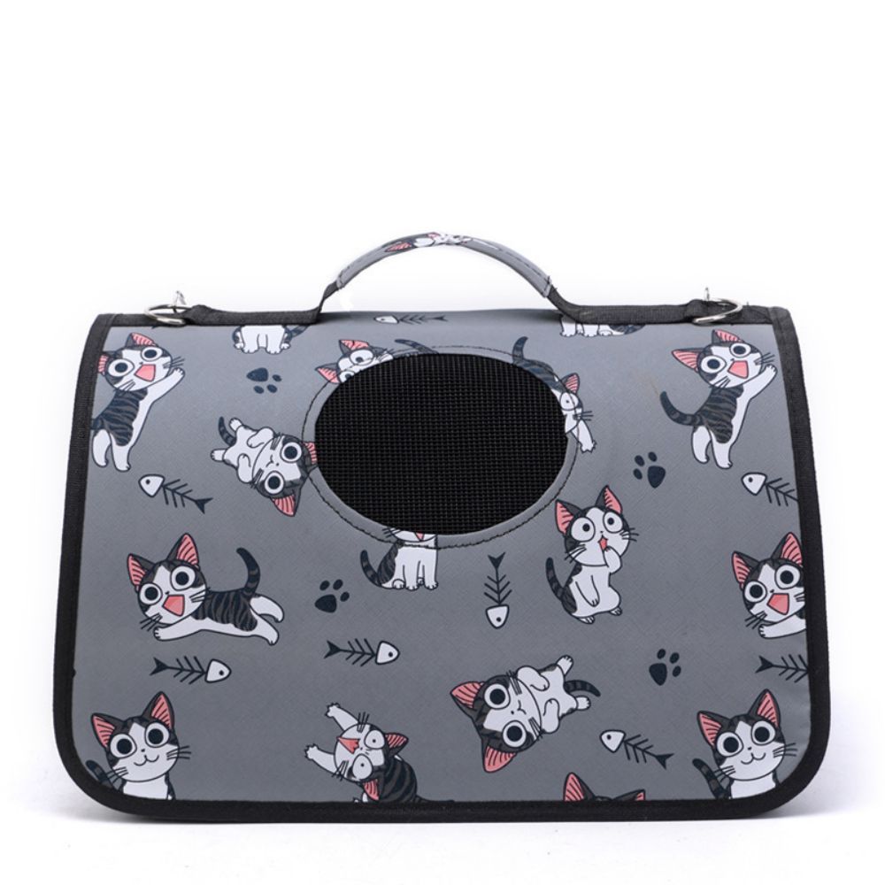 Bag Kucing Pet Bag LARGE 52cm Pet Cat Carrier Kucing Travel Foldable ...