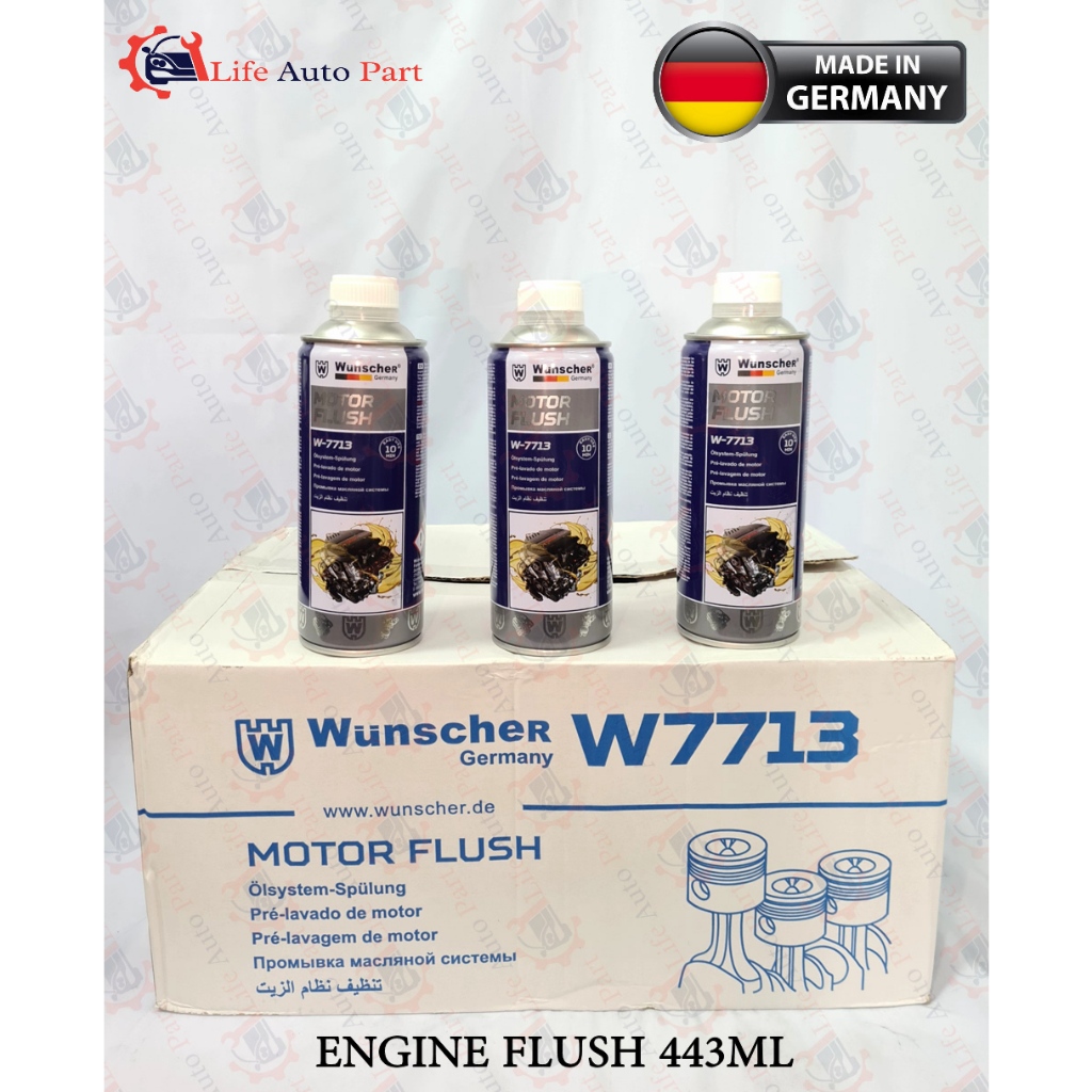 (1PCS) GERMANY WUNSCHER MOTOR FLUSH ENGINE FLUSH 443ML (EASY USE 10MIN ...