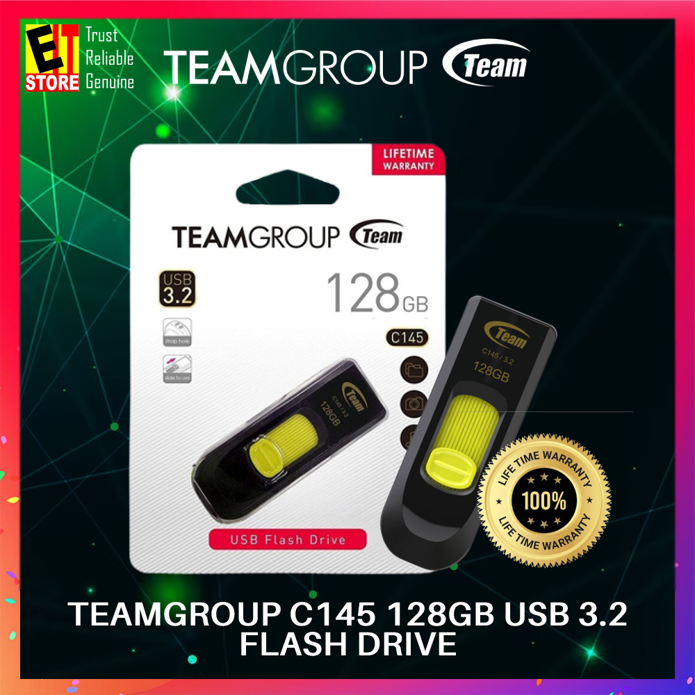 TEAM C145 128GB USB 3.2 FLASH DRIVE / PENDRIVE | Shopee Malaysia