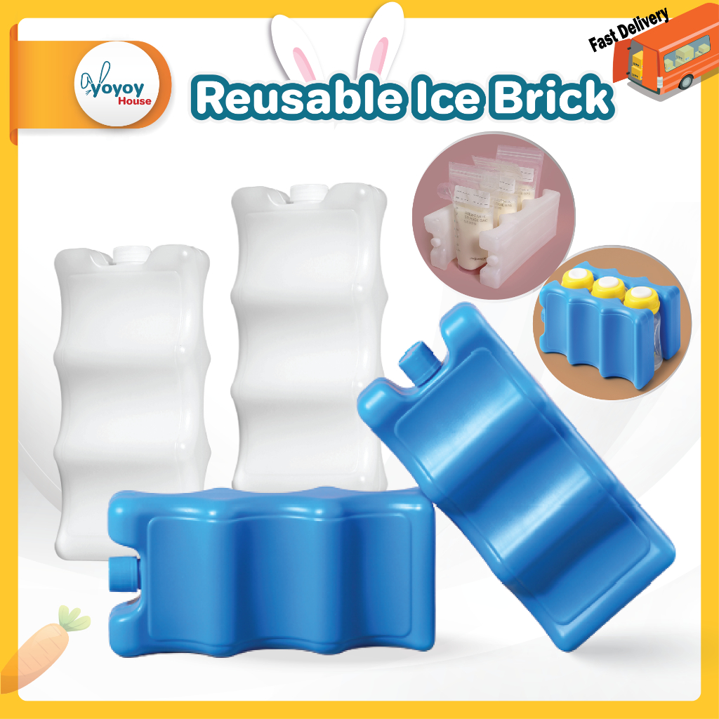 (Yoyoy) Reusable Ice Brick Ice Block Ice Pack Cooler Breast Milk ...