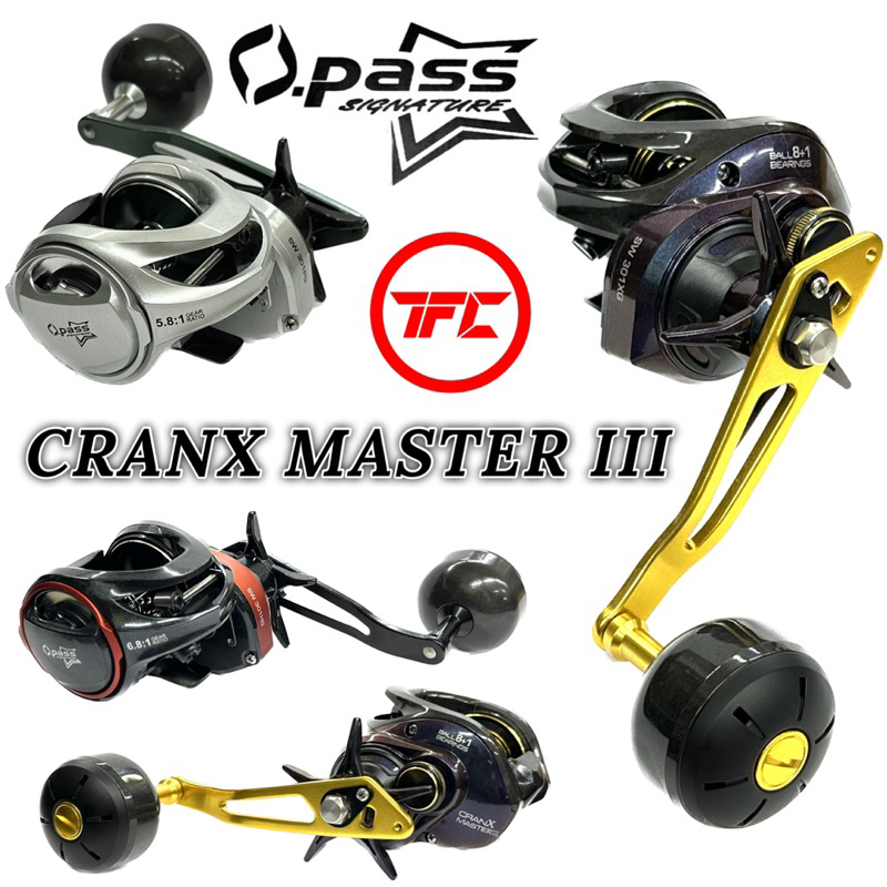 OPASS CRANX MASTER III Version 3 Baitcast Jigging Reel Baitcasting Slow ...
