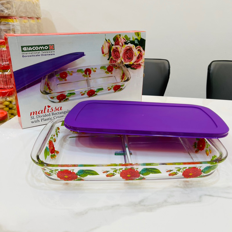 💥NEW💥 Divided rectangular roaster @ plastic cover | Shopee Malaysia