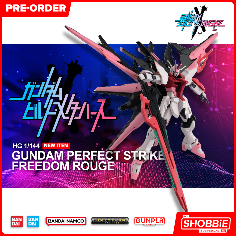 (Read Description) BANDAI HG 1/144 Gundam Perfect Strike Freedom Rouge ...