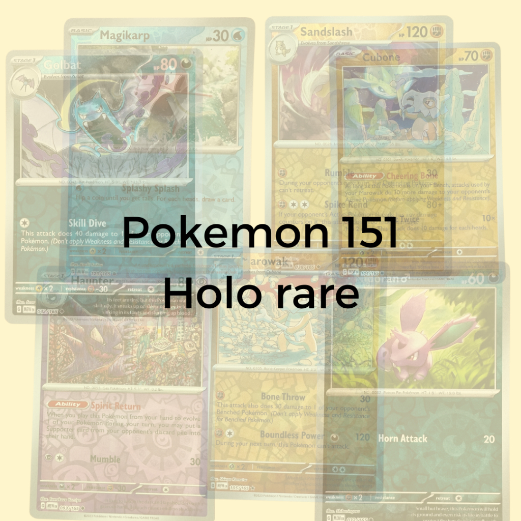 Holo Rare | SV3.5 Pokemon 151 [Pokemon TCG] | Shopee Malaysia