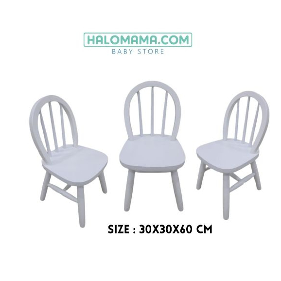 [READYSTOCK] JUNIOR Wooden Chair High Quality (30x30x60cm) | Shopee Malaysia